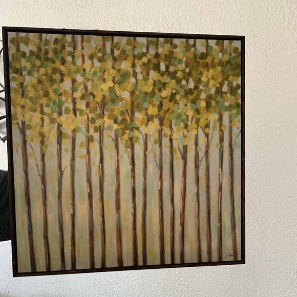 Other | Art Canvas Trees Cool Colors Artist Libby Smart | Poshmark
